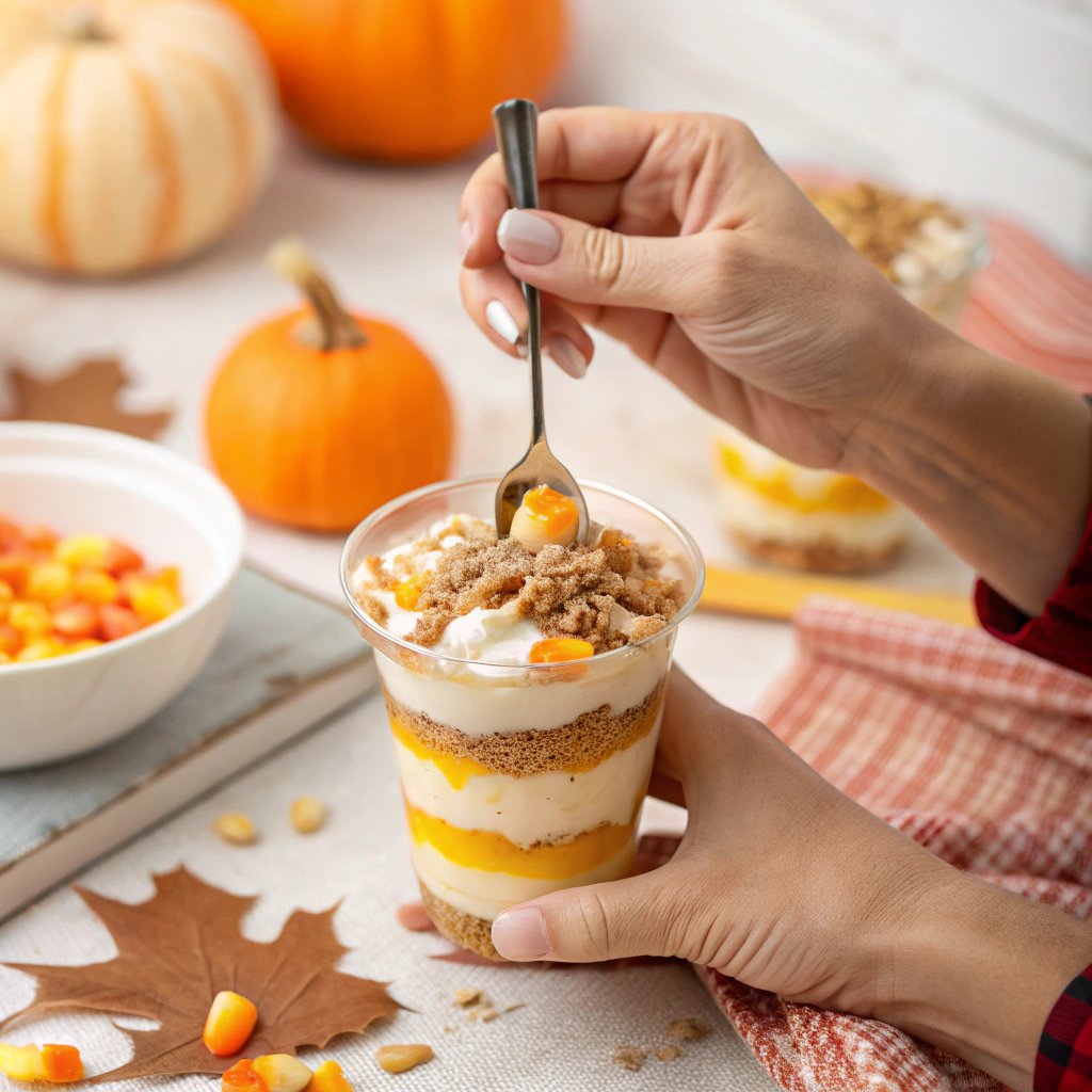 Sweet Layers of Autumn: Candy Corn Fruit Parfaits - Boast Recipes