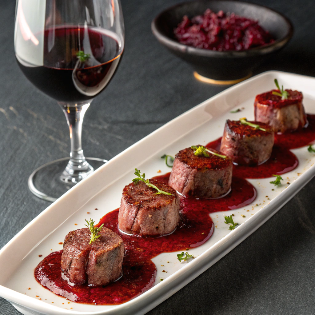 Vampire’s Steak Bites with Red Wine Reduction - Boast Recipes