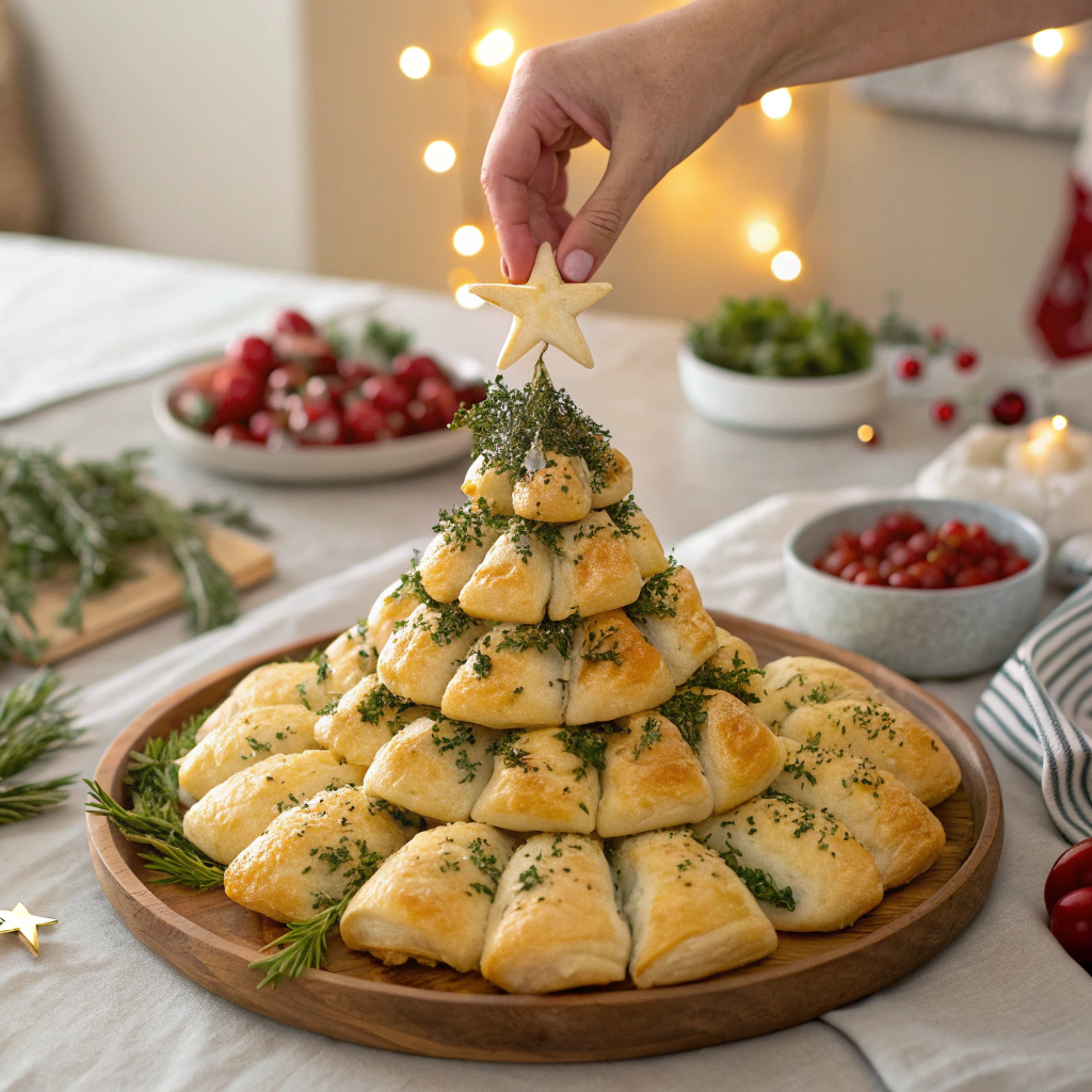 Cheesy Herb Crescent Roll Christmas Tree: A Festive Delight - Boast Recipes