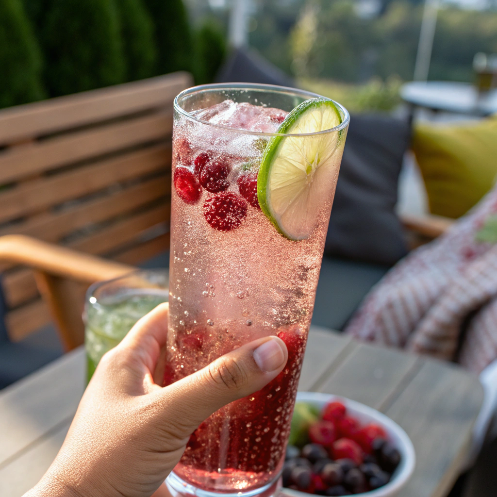Sparkling Cranberry Lime Mocktail: A Vibrant Sip for Every Season ...