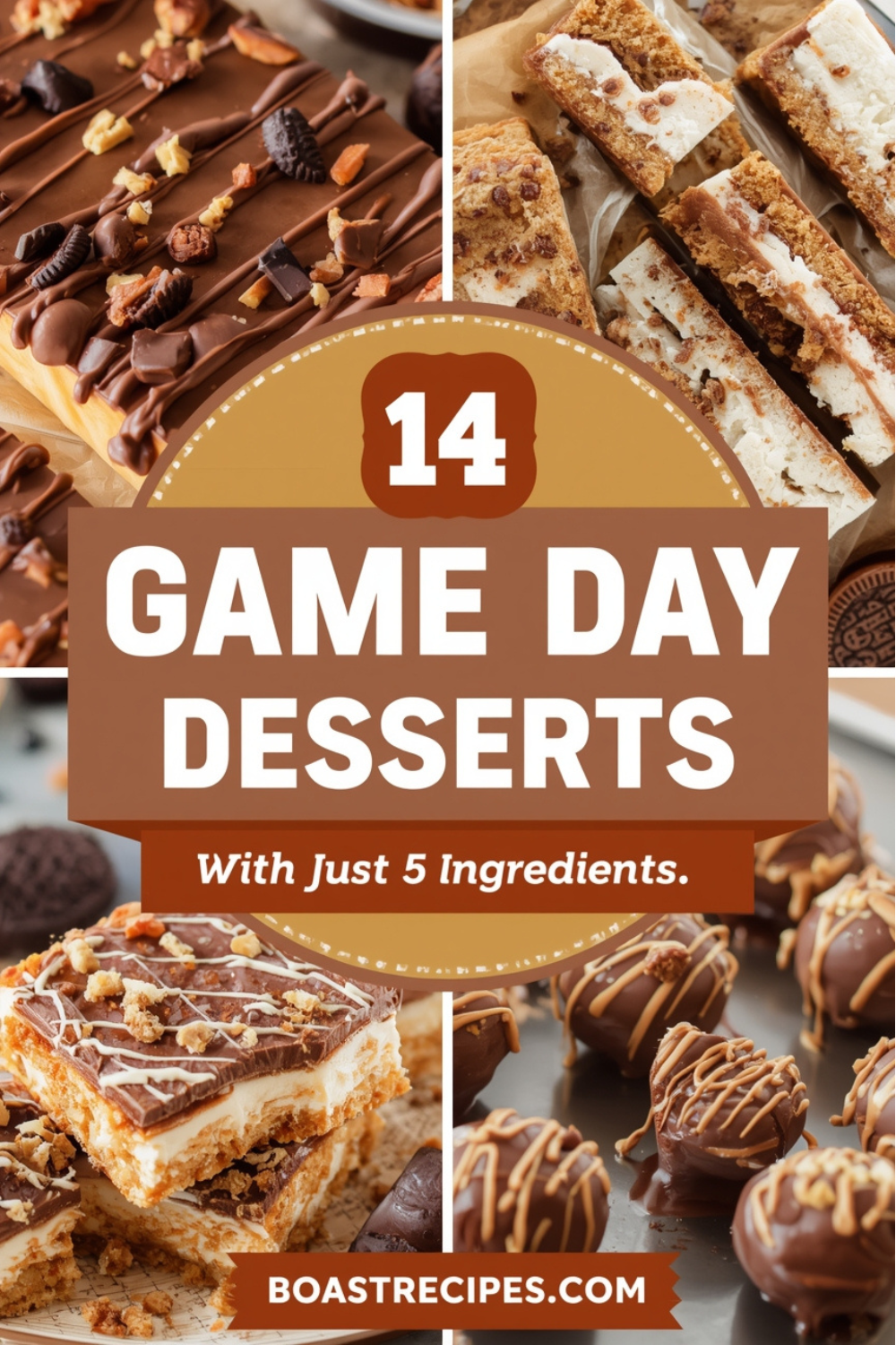 14 Game Day Desserts With Just 5 Ingredients - Boast Recipes