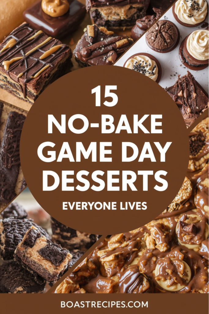 15 No-Bake Game Day Desserts Everyone Loves - Boast Recipes