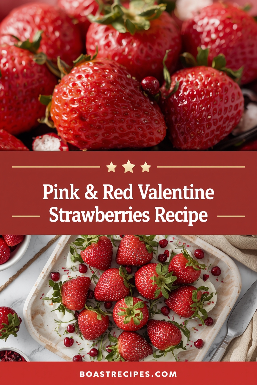 Pink & Red Valentine Chocolate Strawberries: Because Love Shouldn't ...